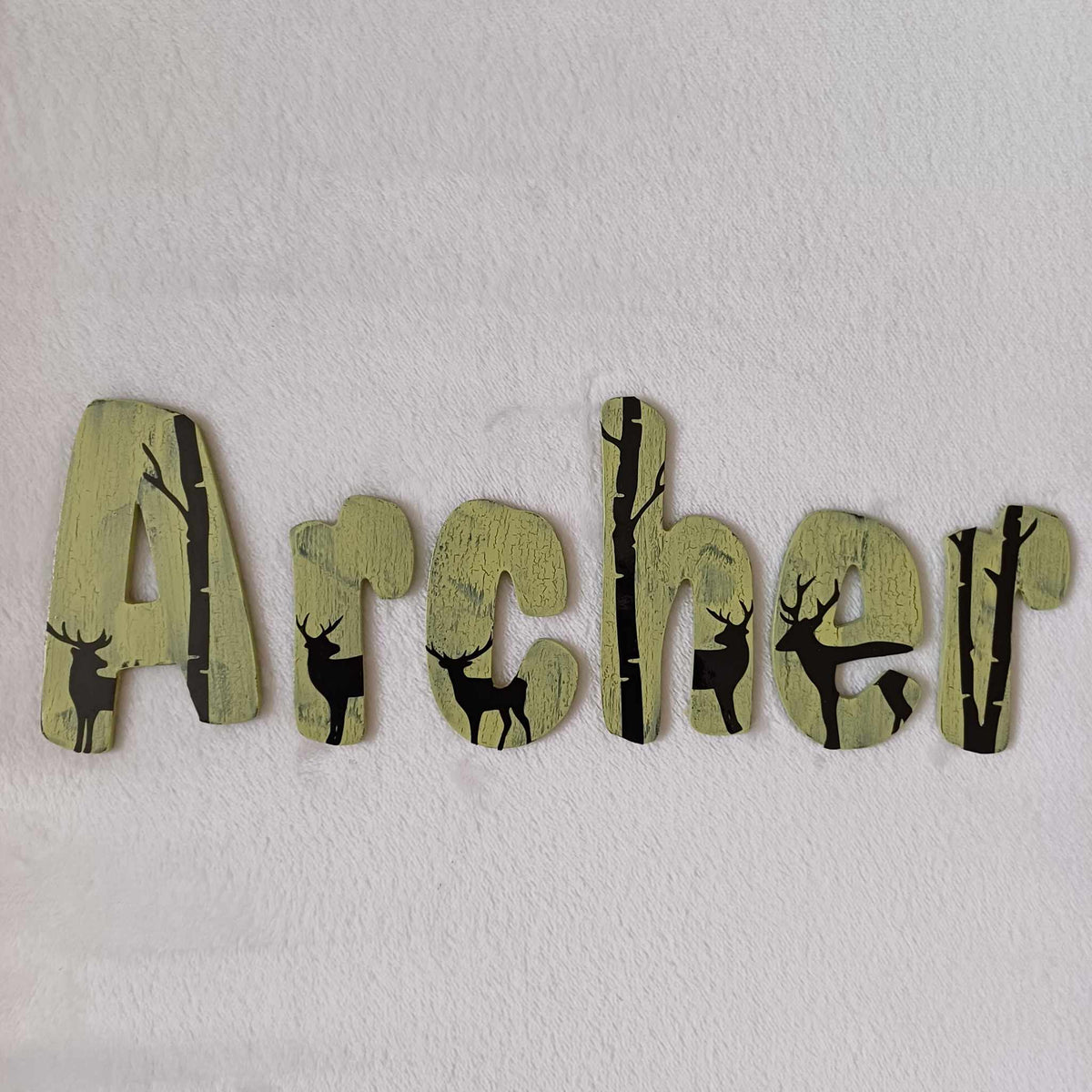 Archer - small letters suitable for a door. – Maisie & Me. NZ