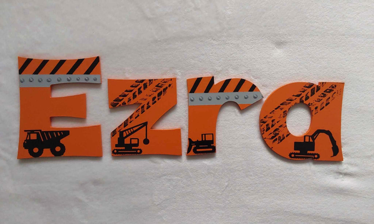 Ezra - Wall letters – Maisie & Me. NZ