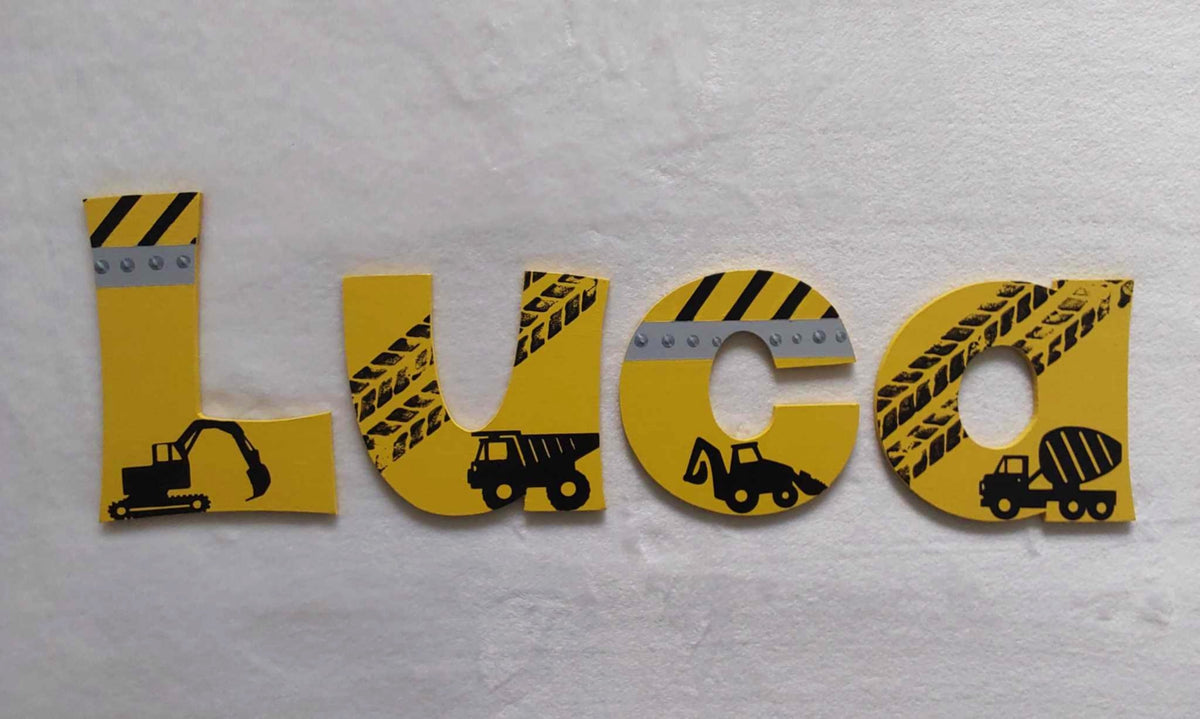 Luca - Wall letters – Maisie & Me. NZ