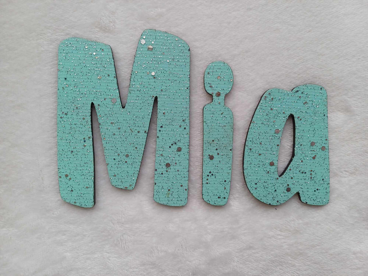 Mia - small letters suitable for a door. – Maisie & Me. NZ